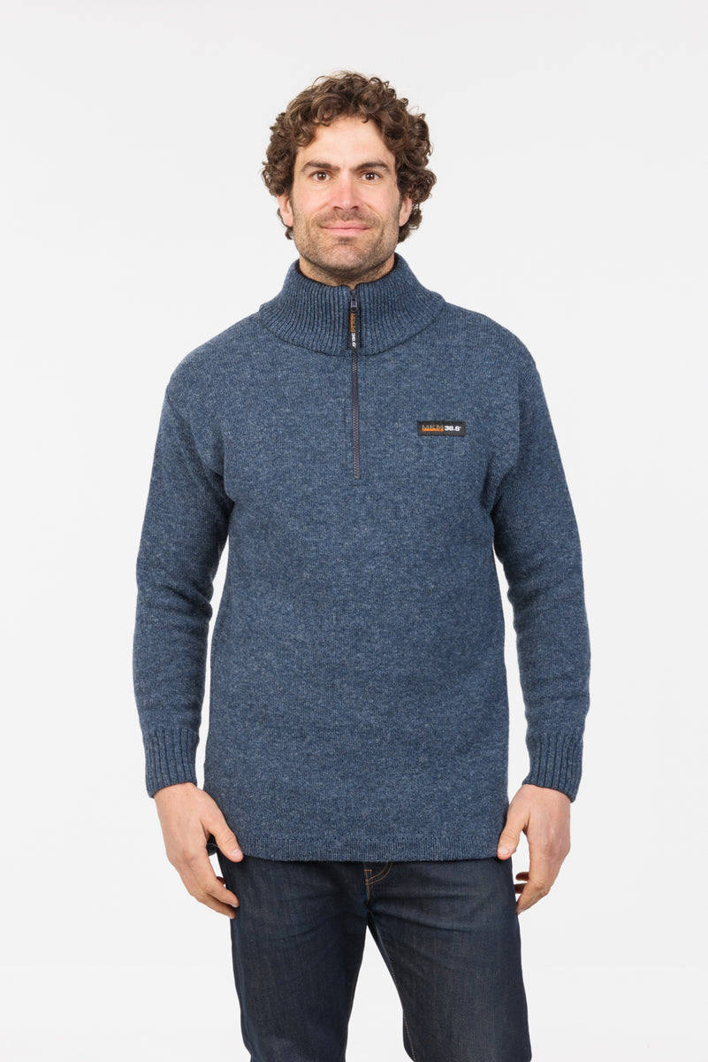 Haast Half Zip - 36.6 Dual Layer – MKM Originals NZ